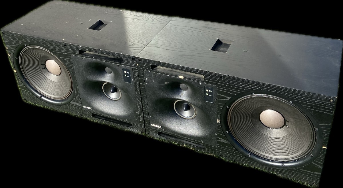 【音出し確認済】GENELEC 1038A ジェネレック スタジオモニター マルチアンプ仕様 スピーカー 現状品 MODEL 1038A ...