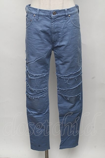 MILKBOY / ダメージパンツ サックス Y-25-02-26-070-MB-PA-AS-ZY /【Buyee】