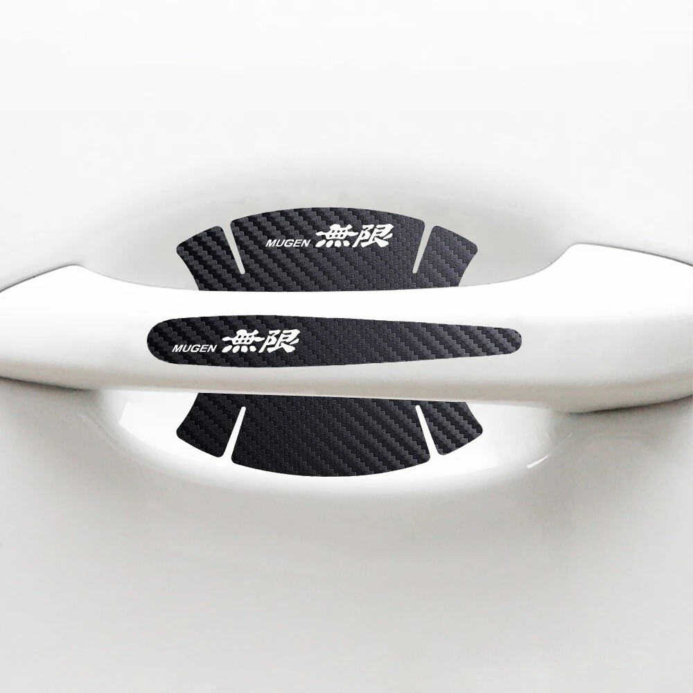 無限B 傷防止 ドアハンドルプロテクター カーボン柄 8P ホンダ フィット ヴェゼル フリード シビック N-BOX/N-ONE/N-WGN/N-VAN ZR-V WR-V /【Buyee】