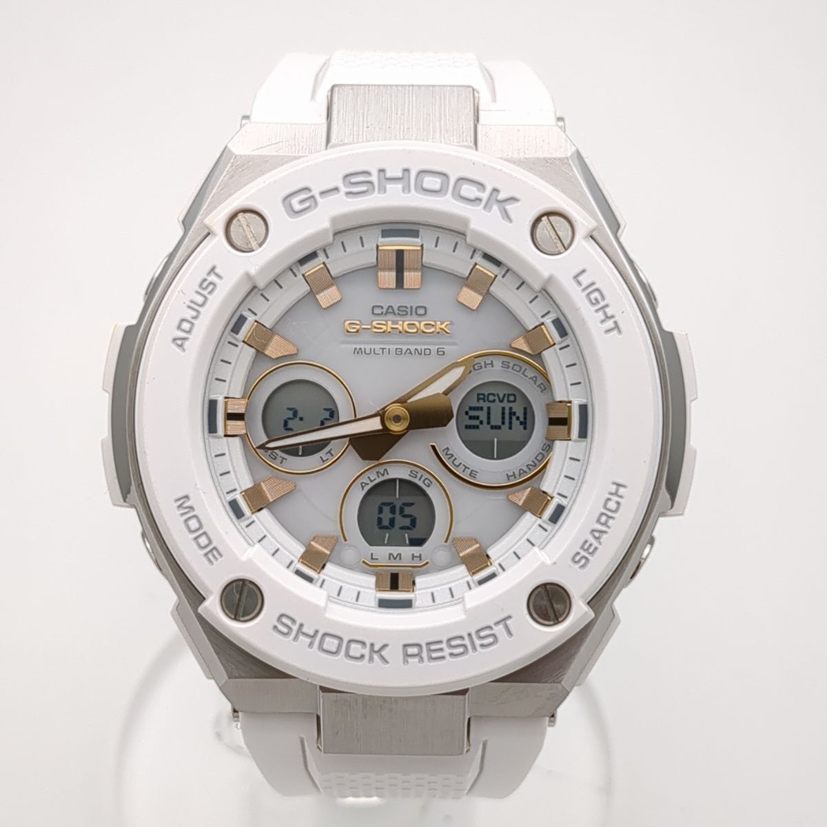 カシオ ジーショック 腕時計 GST-W300-7AJF ホワイト ソーラー電波 002A347H G-STEEL G-SHOCK CASIO ...