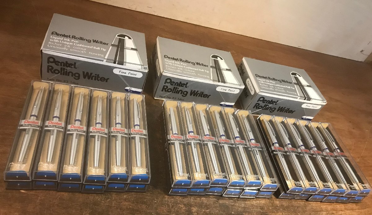 SS-7574 送料込 pentel Rolling Writer YAMAHA R3 1doz Blue ボールペン 筆記用具 文房具 ...