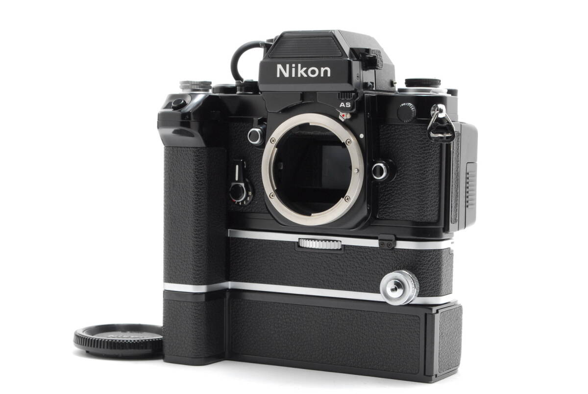【美品 保障付 動作確認済】NIKON F2 DATA BLACK AS PHOTOMIC DP-12 + MF-10 DATA BACK + MB-1 MD-2 ニコン フィルムカメラ ...