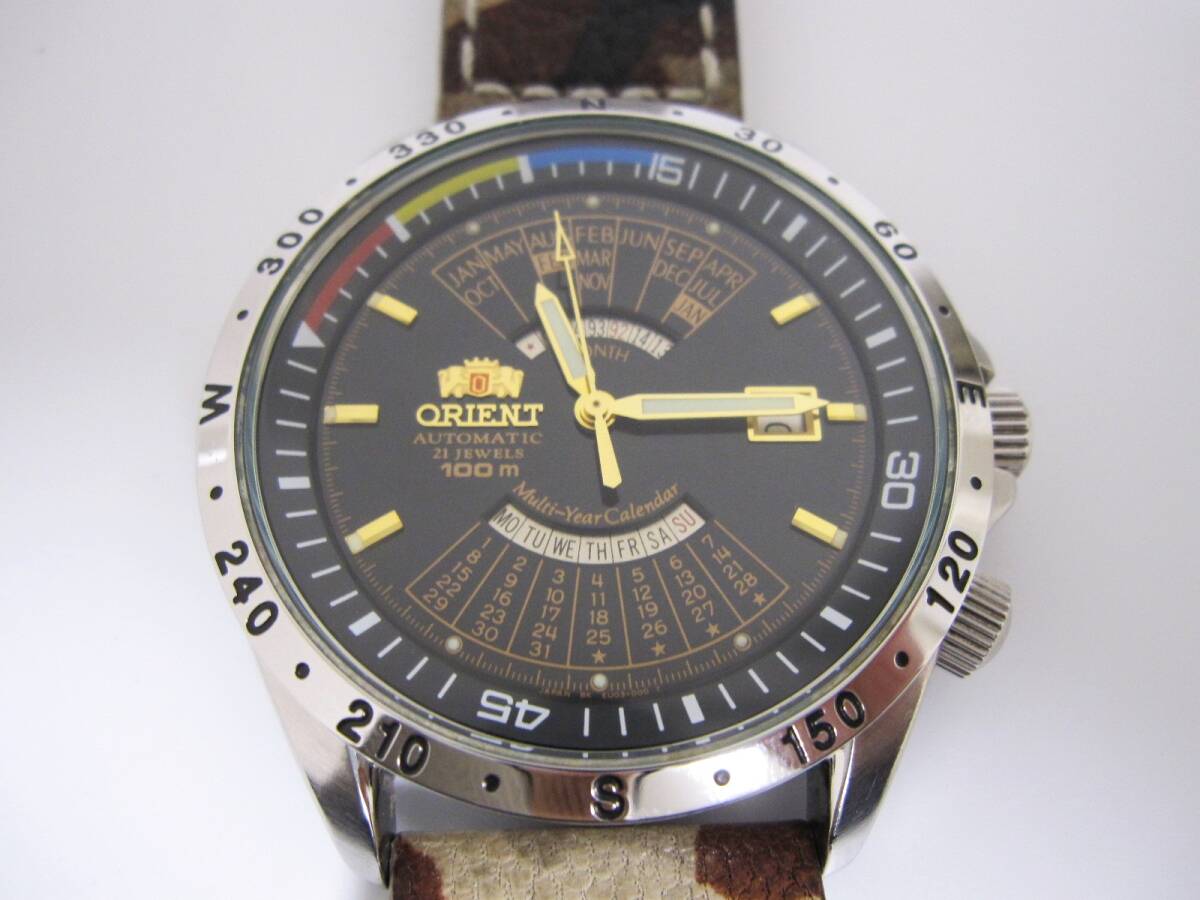 【中古保管品】ORIENT オリエント 万年カレンダー EU03-CO 自動巻き 本体のみ 稼働品 /【Buyee】 Buyee ...