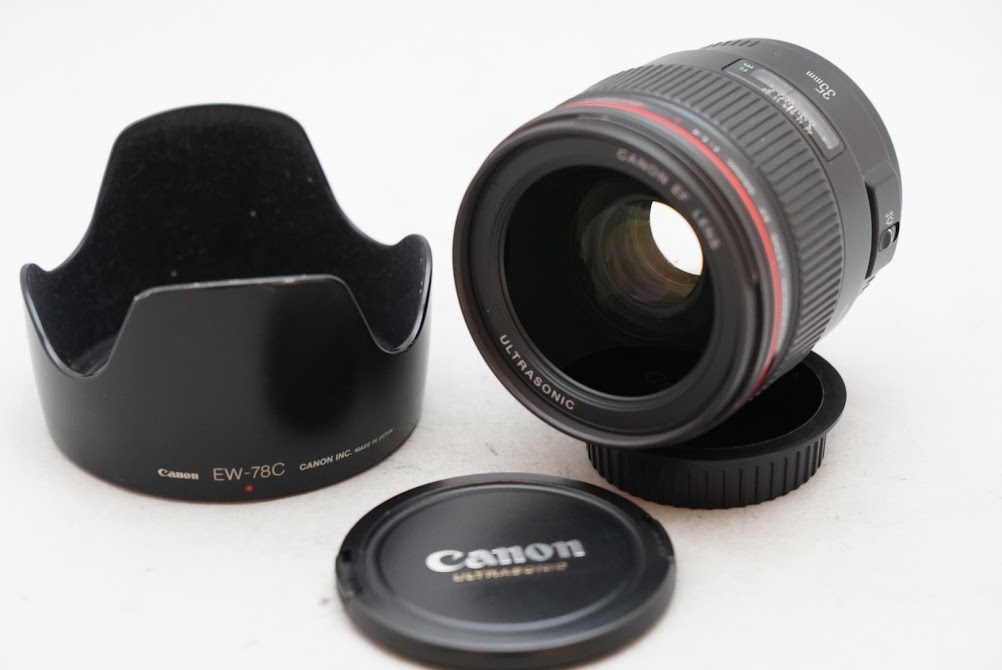 ☆動作絶好調☆ キャノン EF 35㎜ F=1:1.4 L USM CANON EF 35 1.4 L USM 大人気の広角・大口径レンズ おススメの1品 お見逃しなく /【Buyee ...