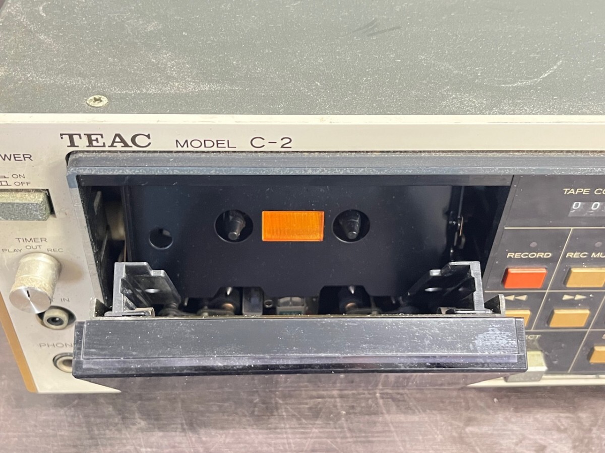 TEAC C-2 カセットデッキ ティアック オーディオ機器 音出し確認済み 現状品 /【Buyee】
