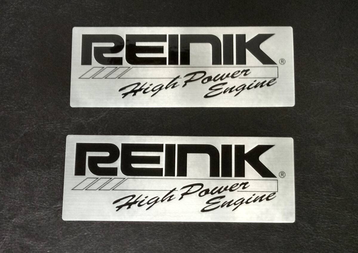 当時物 REINIK メタル ステッカー 日産工機 (検 レイニック スカイライン R32 R33 R34 GT-R BNR32 33 34 ...