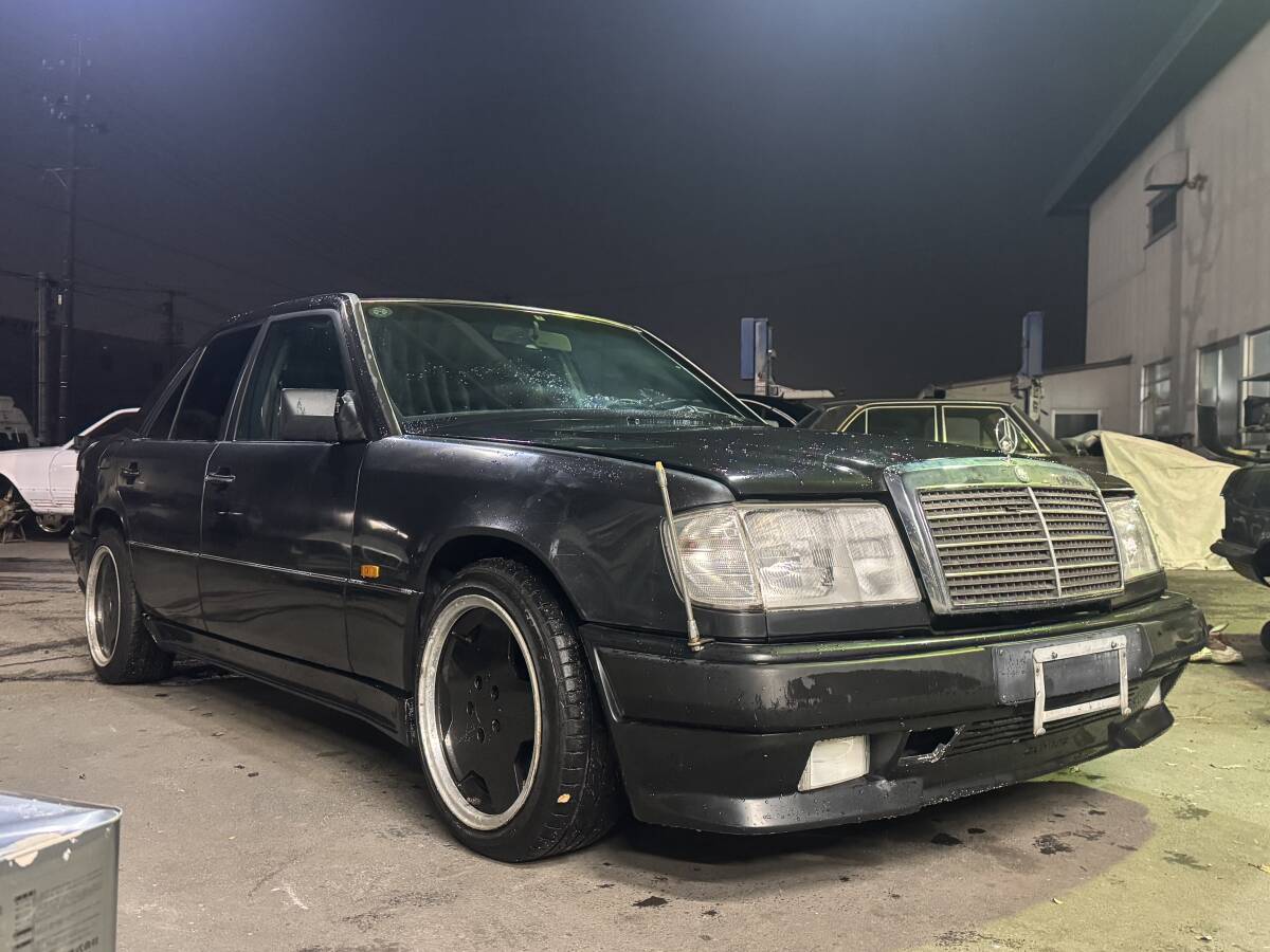 ベンツ W124 AMG本物 前期 サイドステップ 左右 サイドスポイラー 検索 エアロ 後期 300E3.2 3.4 6.0 HWA E ...