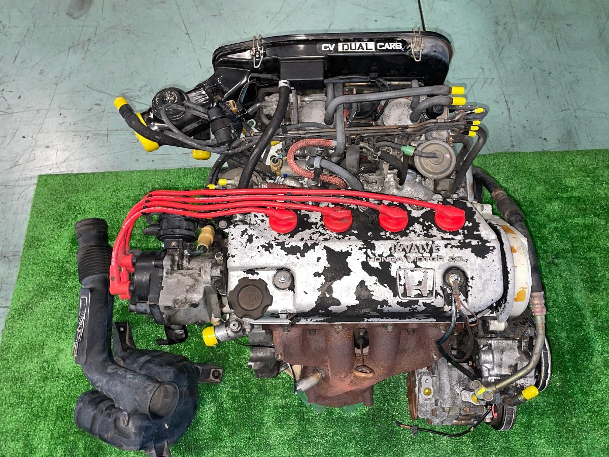 保証付き 動画あり CR-X EF6 後期 純正 エンジン D15B CV デュアル キャブレター シビック EF2 EG4 EG8 エンジンASSY 36971 1H23 /【Buyee ...