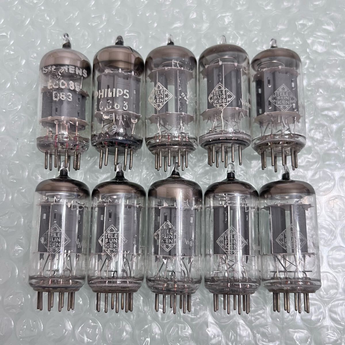 真空管 TELEFUNKEN テレフンケン ECC83/12AX7 SIEMENS シーメンス ECC85 PHILIPS フィリップス ...