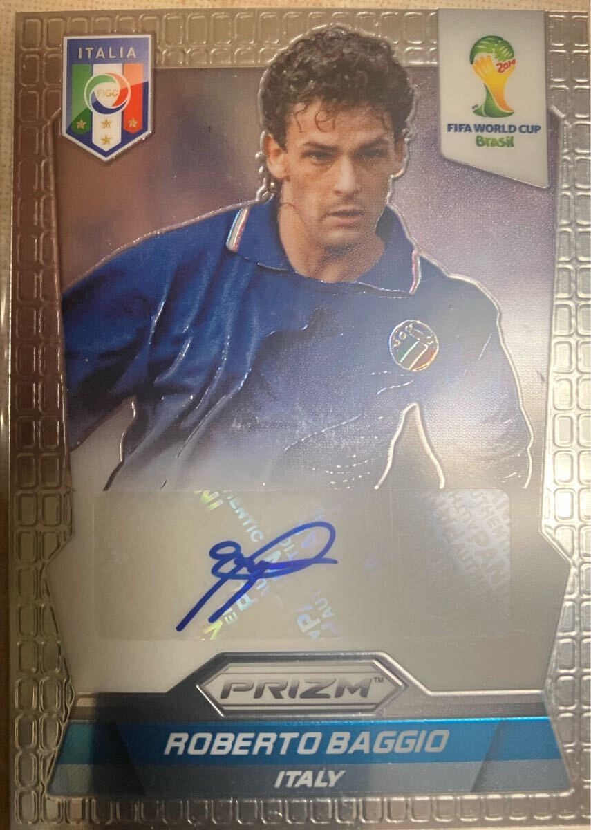 Roberto Baggio 2014 Panini Prizm FIFA World Cup Brazil Signature Auto ...