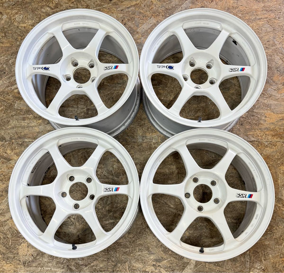 【希少！】SSR タイプC 17インチ 8.5J＋40 9J＋28 PCD 114.3 5穴 5H 軽量 シルビア スカイライン JZX100 ...