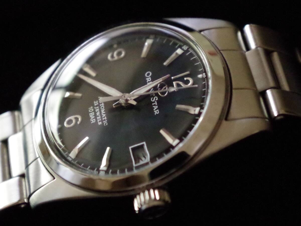 オリエントスター WZ0091ER 黒 (Orient Star WZ0091ER Black)【ExplOrient】※メタルブレス訳あり ...