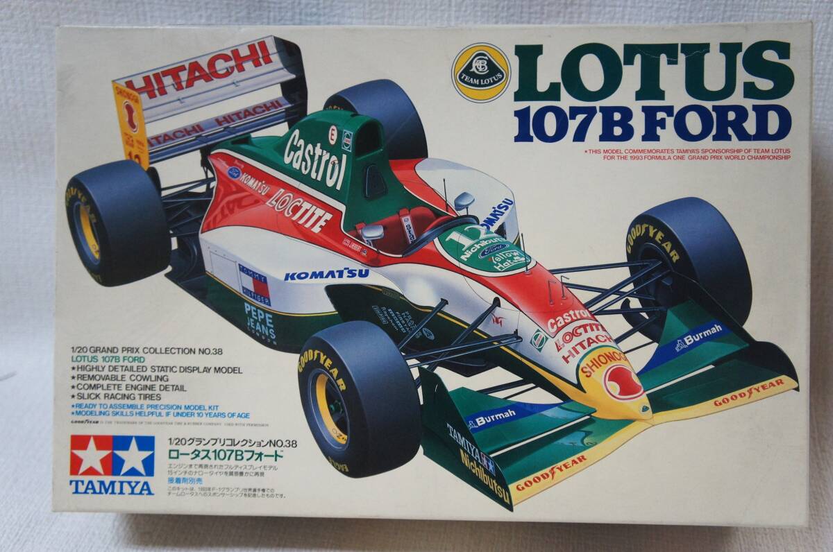 タミヤ 1/20 グランプリコレクションNO.38 ロータス107Bフォード / LOTUS 107B FORD / Castrol ...