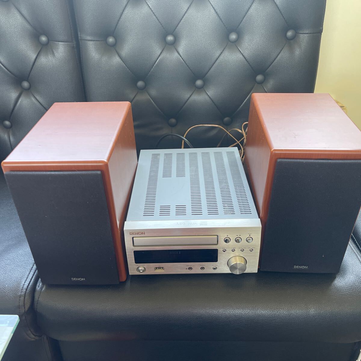 DENON デノン CDレシーバー RCD-M37 スピーカー SC-M37 ミニコンポ CDデッキ 通電確認済 /【Buyee】 Buyee ...