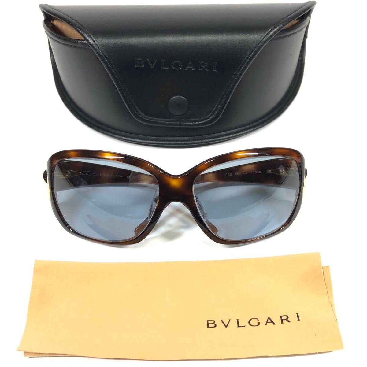 【ブルガリ】基準内 BVLGARI サングラス B-ZERO1 ビーゼロワン 862 ブルーグレー色系 度入り メンズ レディース 伊製 クロス ケース付き /【Buyee】 Buyee ...