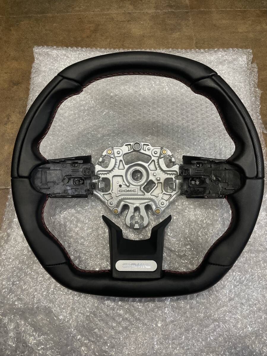 美品 GIOMIC ジオミック ステアリング MINI F54 F60 LCI F56 F55 F57 LCI2 スポーツステアリングfor Fシリーズ LCI2 Dシェイプ ブラック 1 ...
