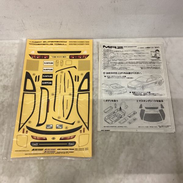 1円〜 ABC HOBBY 1/10 電動RC ツーリングカー用ボディ トヨタMR2 /【Buyee】