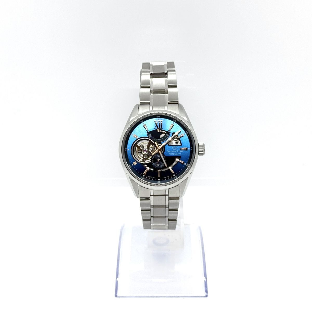 M4216 【限定モデル】ORIENT STAR オリエントスター RK-AV0122L SS AT 稼働品 青文字盤 腕時計 /【Buyee ...