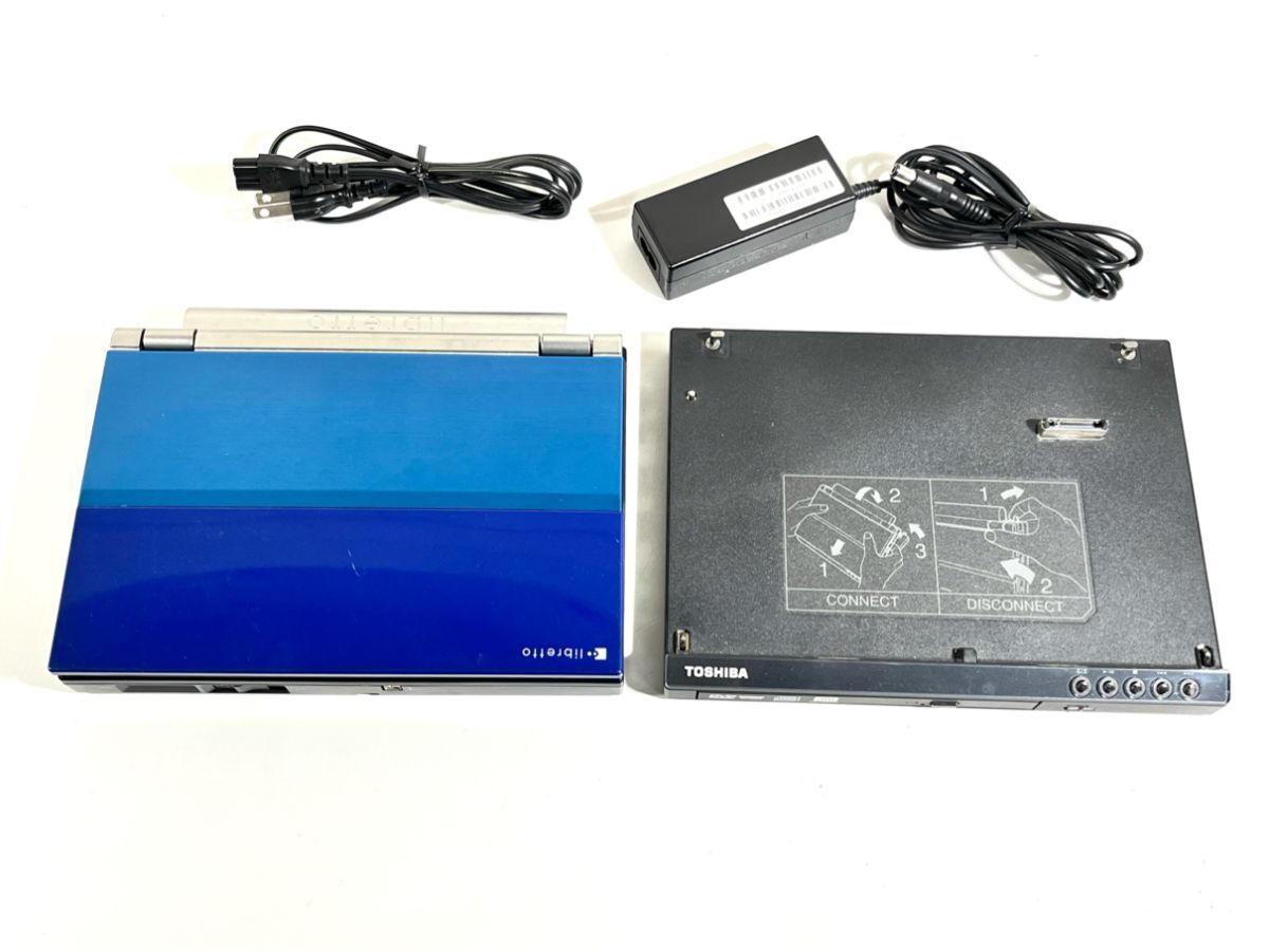 e8985 TOSHIBA libretto U100/190DSB PAU100190DSB ノートPC PA3433U-1DV2 DVD ...