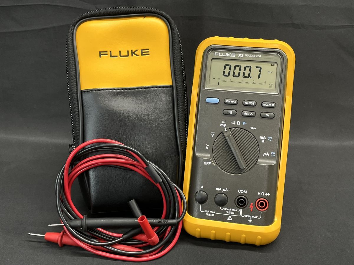 【K258】FLUKE 83 デジタルマルチメーター フルーク 動作確認済み カバー、ソフトケース付き DIGITAL MULTIMETER b /【Buyee】 Buyee ...