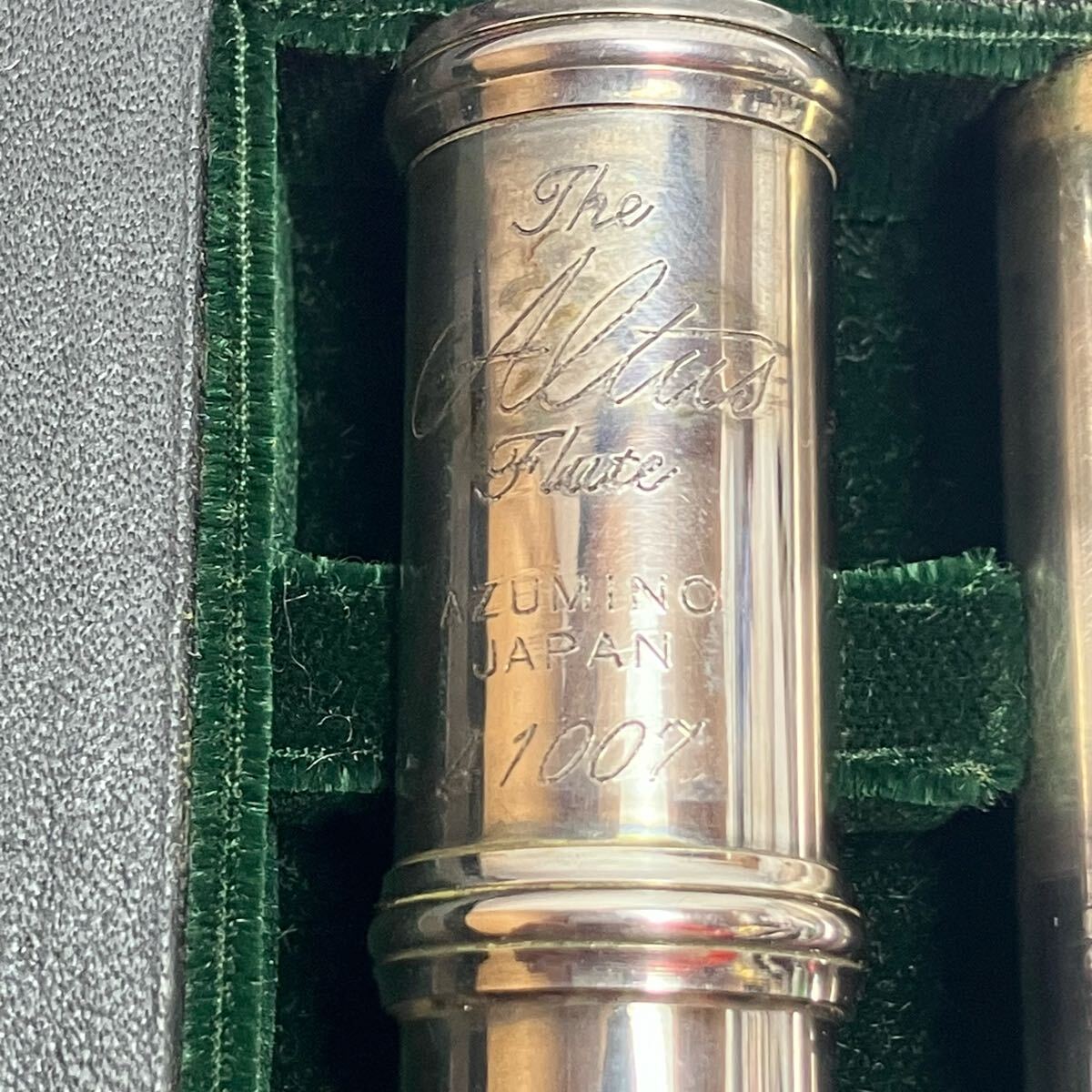 希少!! Altus アルタス フルート A1007 管体銀製 ケース付 FLUTE 管楽器 吹奏楽 シルバー AZUMINO JAPAN ...