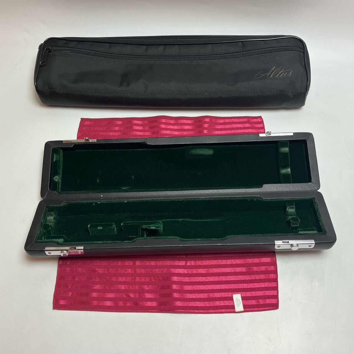 希少!! Altus アルタス フルート A1007 管体銀製 ケース付 FLUTE 管楽器 吹奏楽 シルバー AZUMINO JAPAN ...