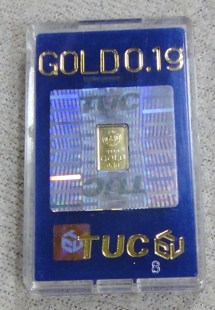 特殊景品 金0.1g インゴッド ！GOLD ゴールド 東京ユニオンサーキュレーション TUC ケース未開封 ケース入り /【Buyee】 Buyee - Japanese Proxy ...