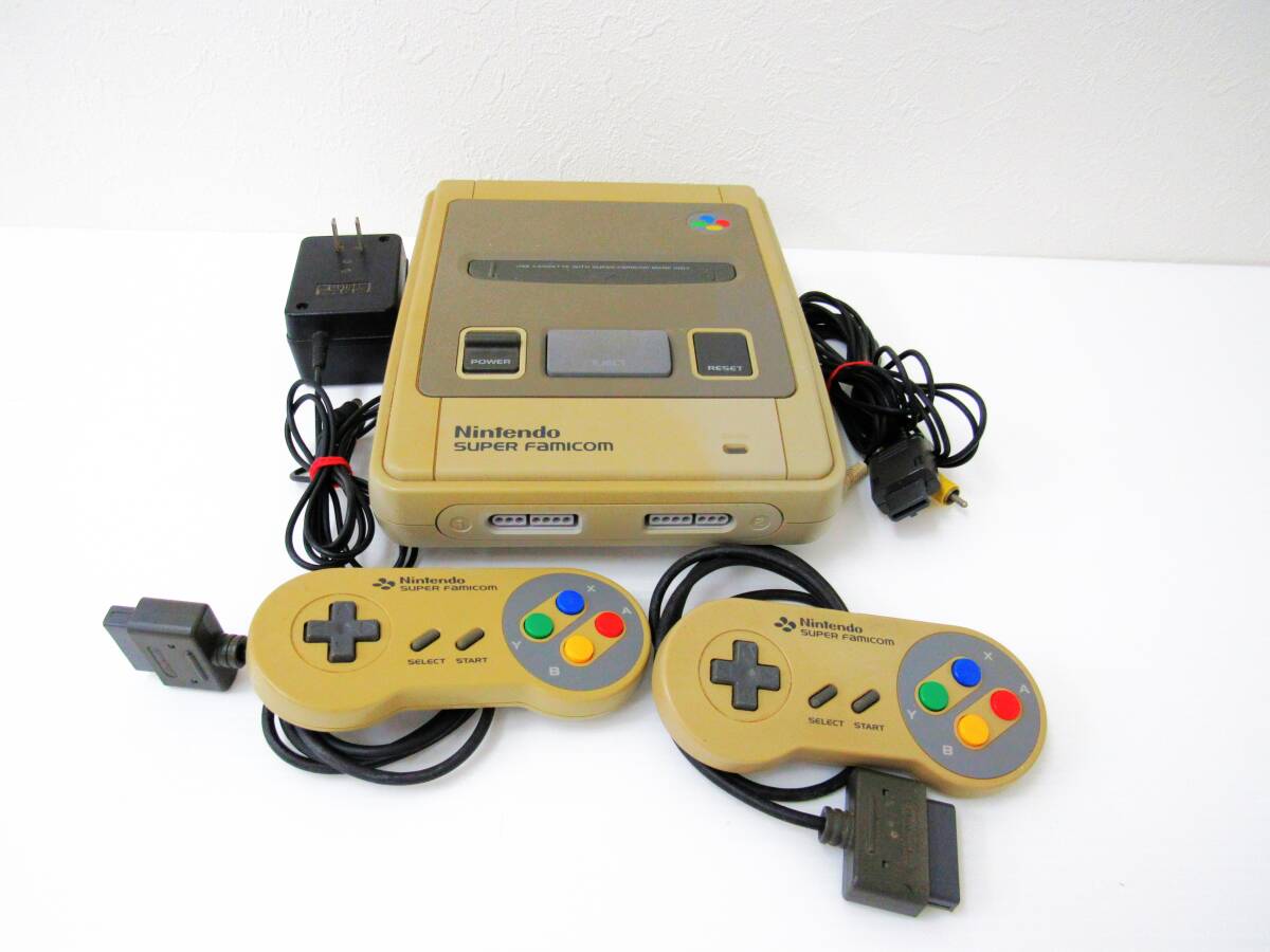 【1円スタート】 スーパーファミコン 本体 Nintendo SUPER FAMICOM SHVC-001 SFC 通電確認済 動作未確認 ゲーム機 任天堂 レトロゲーム /【Buyee ...