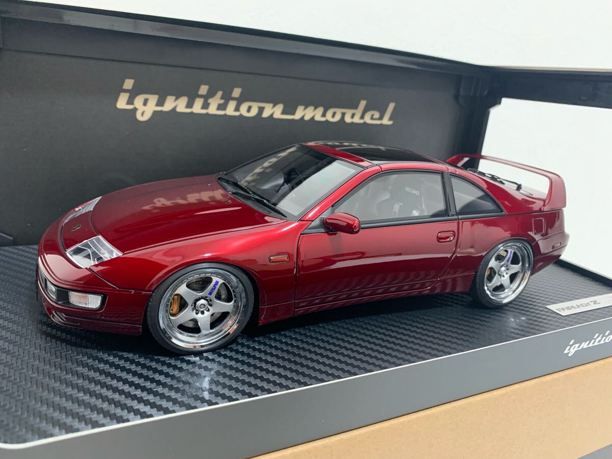 イグニッションモデル 1/18 Nissan Fairlady Z (Z32) 2by2 Red Metallic IG3418 ニッサン ...