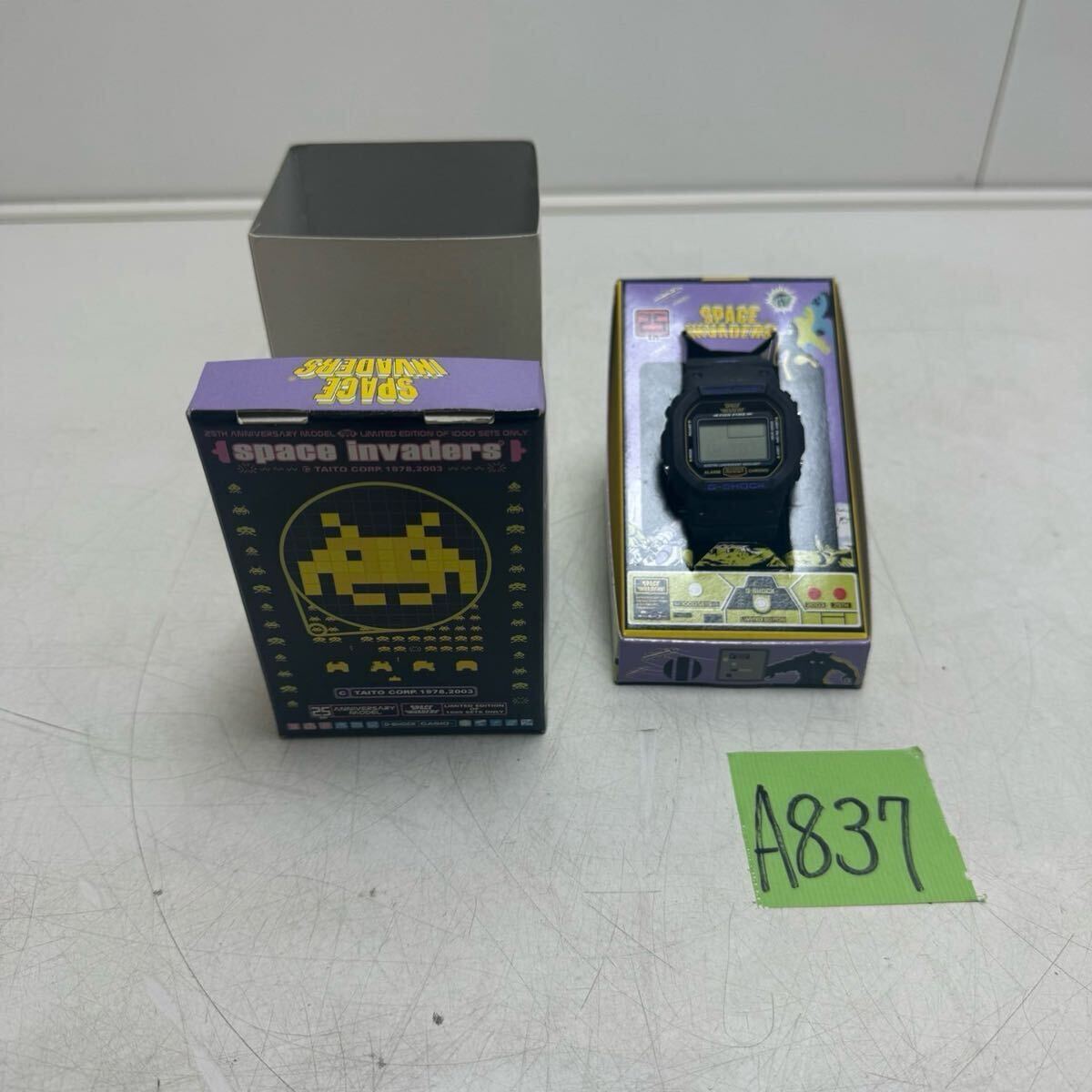 ☆A837 G-SHOCK SPACE INVADERS ジーショック カシオ 腕時計 CASIO Gショック(中古品/現状品)☆ ...