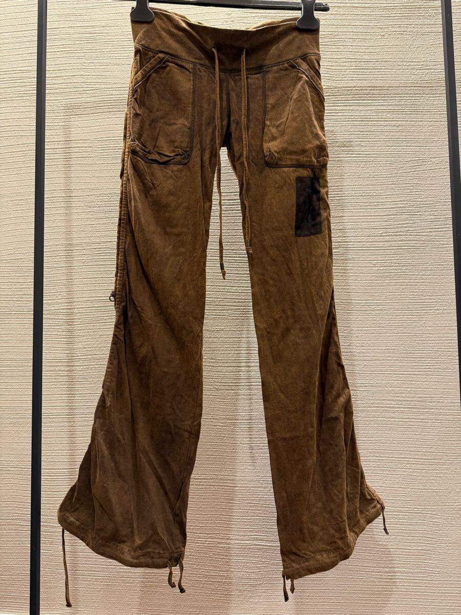 00s archive goa sweat cargo flare pants japanese label ifsixwasnine ...