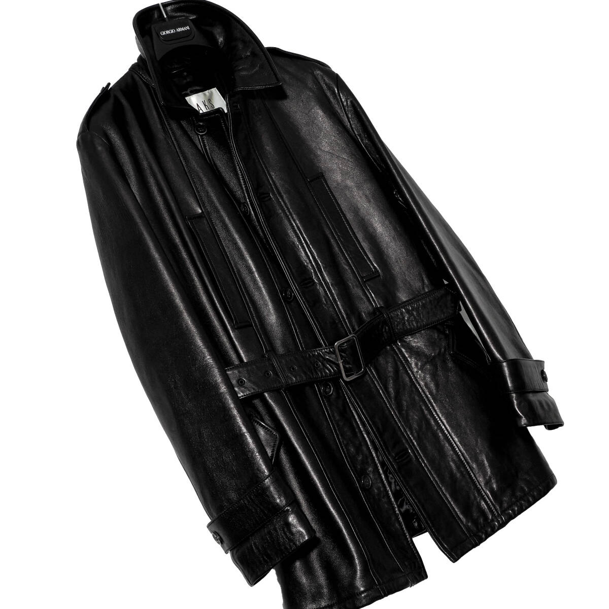 極上のラムレザー 「DAKS/ダックス」英国正統派 モチモチの手触り最高級羊革 モーターサイクル レザージャケット 黒 ブラック L~XL /【Buyee】 Buyee - Japanese ...