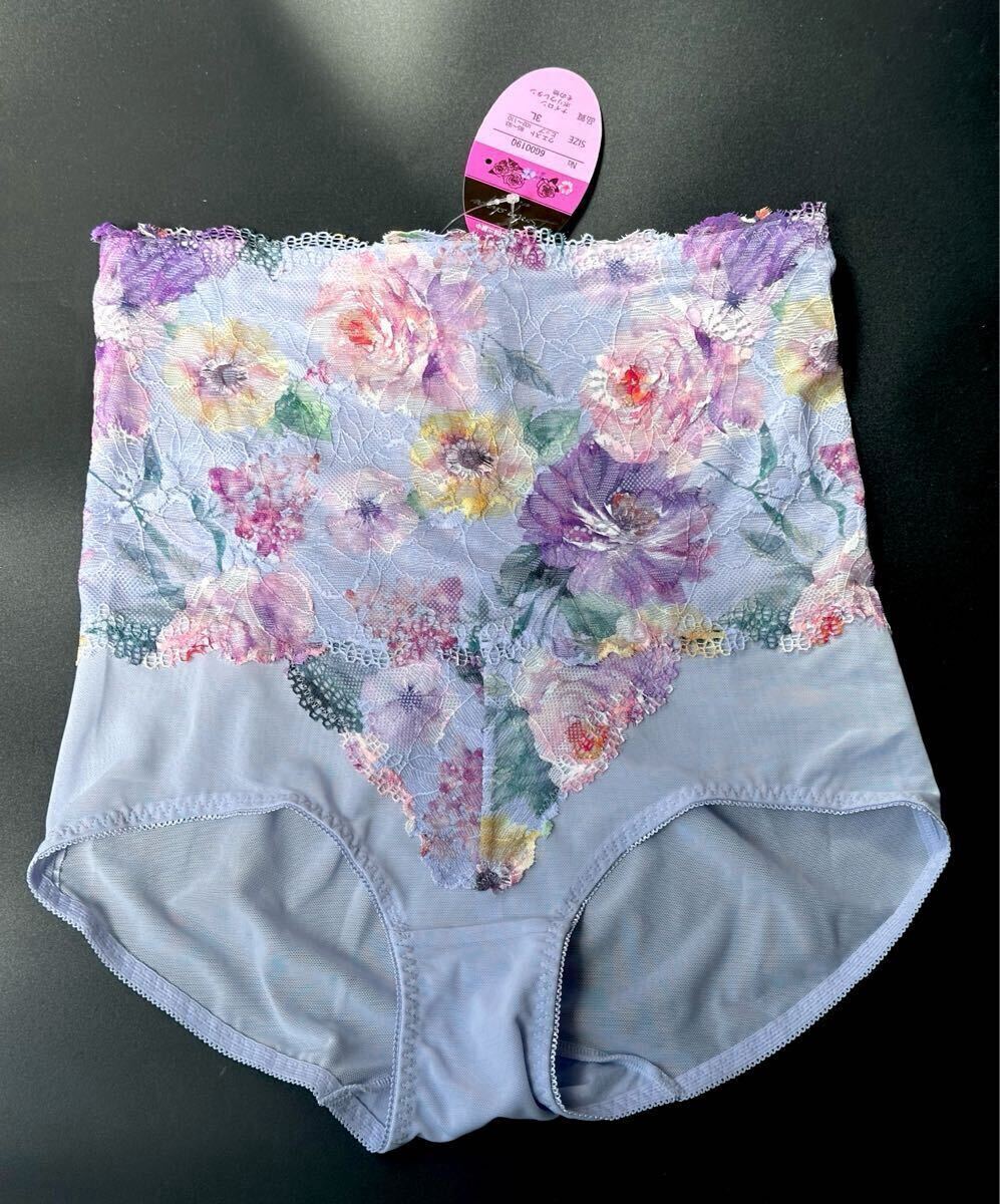 [ヴィセ] 美BODY SALON 華麗な大判花レース♪ハイウエスト ショート 骨盤 ガードル 3L ぽっちゃり 大きい 水色 紫 ボディシェイパー /【Buyee】 Buyee ...