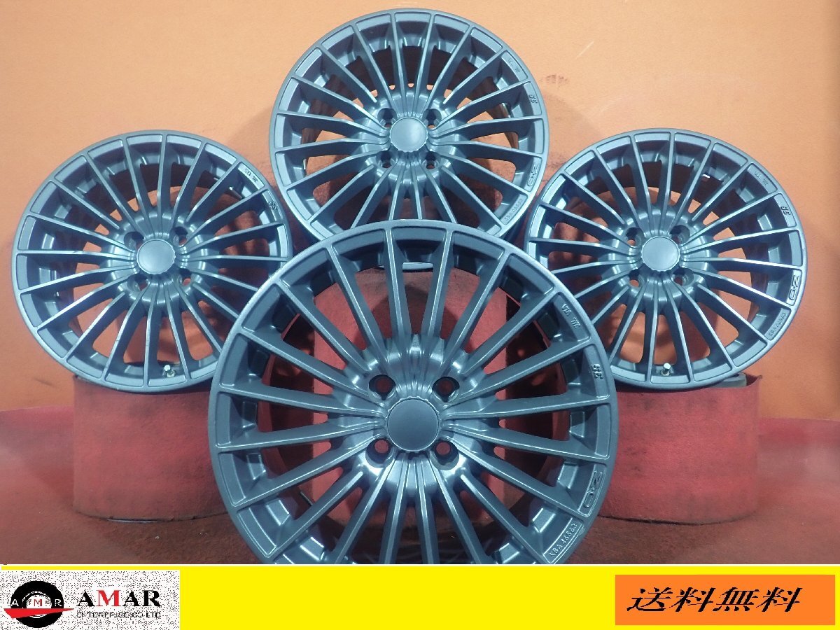 R16 【OZ 35TH ANNIVERSARY:コンパクトカー向け:ガンメタ色】中古ホイール /PCD100/7J ★4本(H-8218A ...