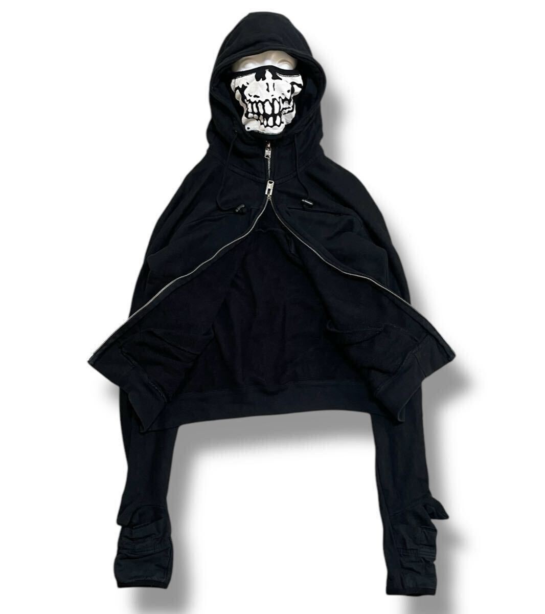 Rare 00s Archive PPFM Skeleton Mask Hoodie L.G.B. LGB kmrii 14th addiction 20471120 fotus ...