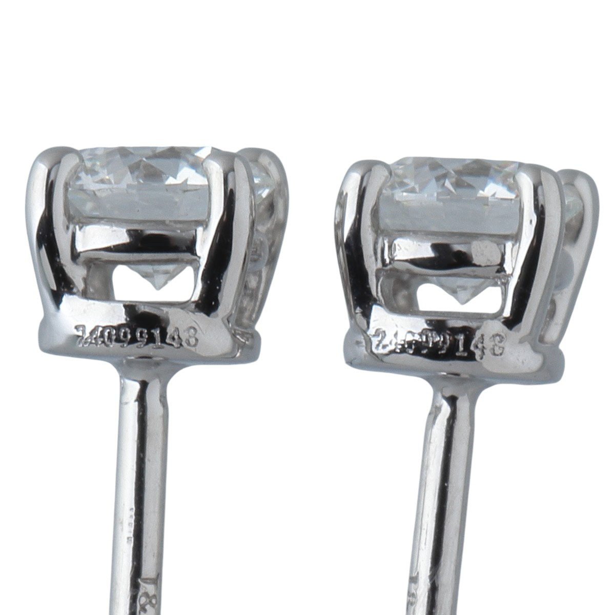 ティファニー ソリティア ピアス ダイヤ0.24ct G-VS1-EX/0.23ct G-VS1-EX PT950 中央宝石研究所ソーティング 【21469】 /【Buyee】 Buyee ...