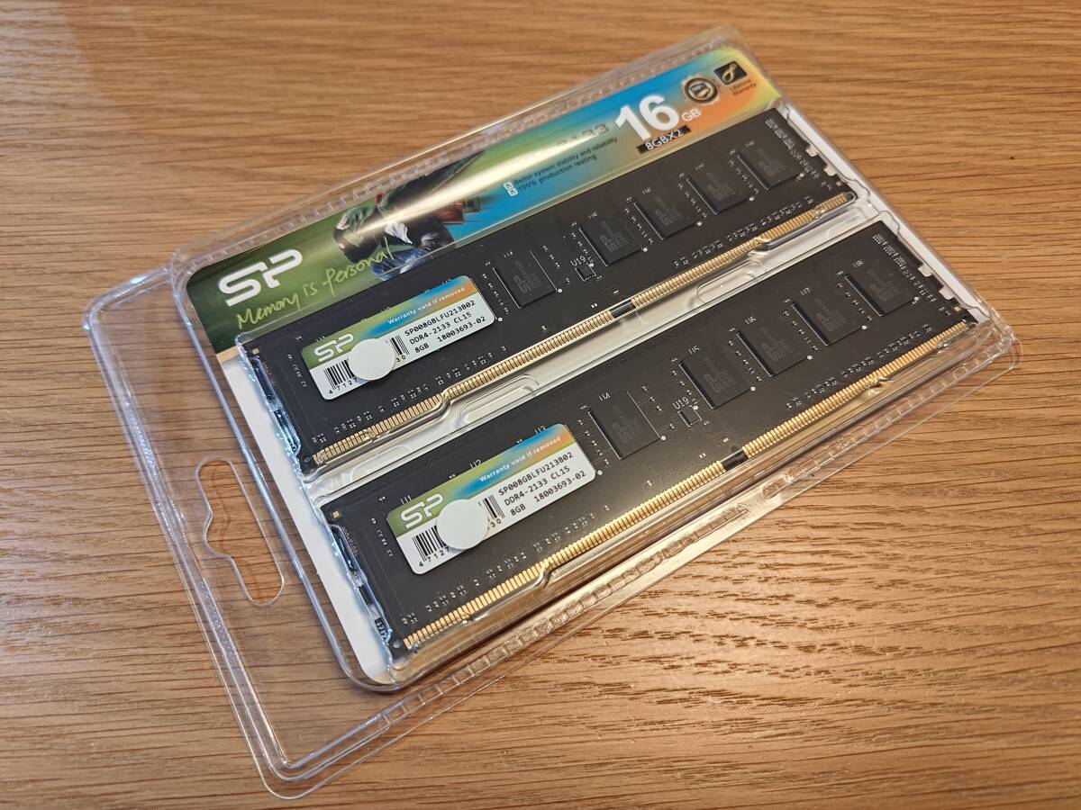 【新品未開封】【1セット】 SP DDR4 2133 16GB 8GBx2枚 シリコンパワー メモリ 増設 /【Buyee】 Buyee ...