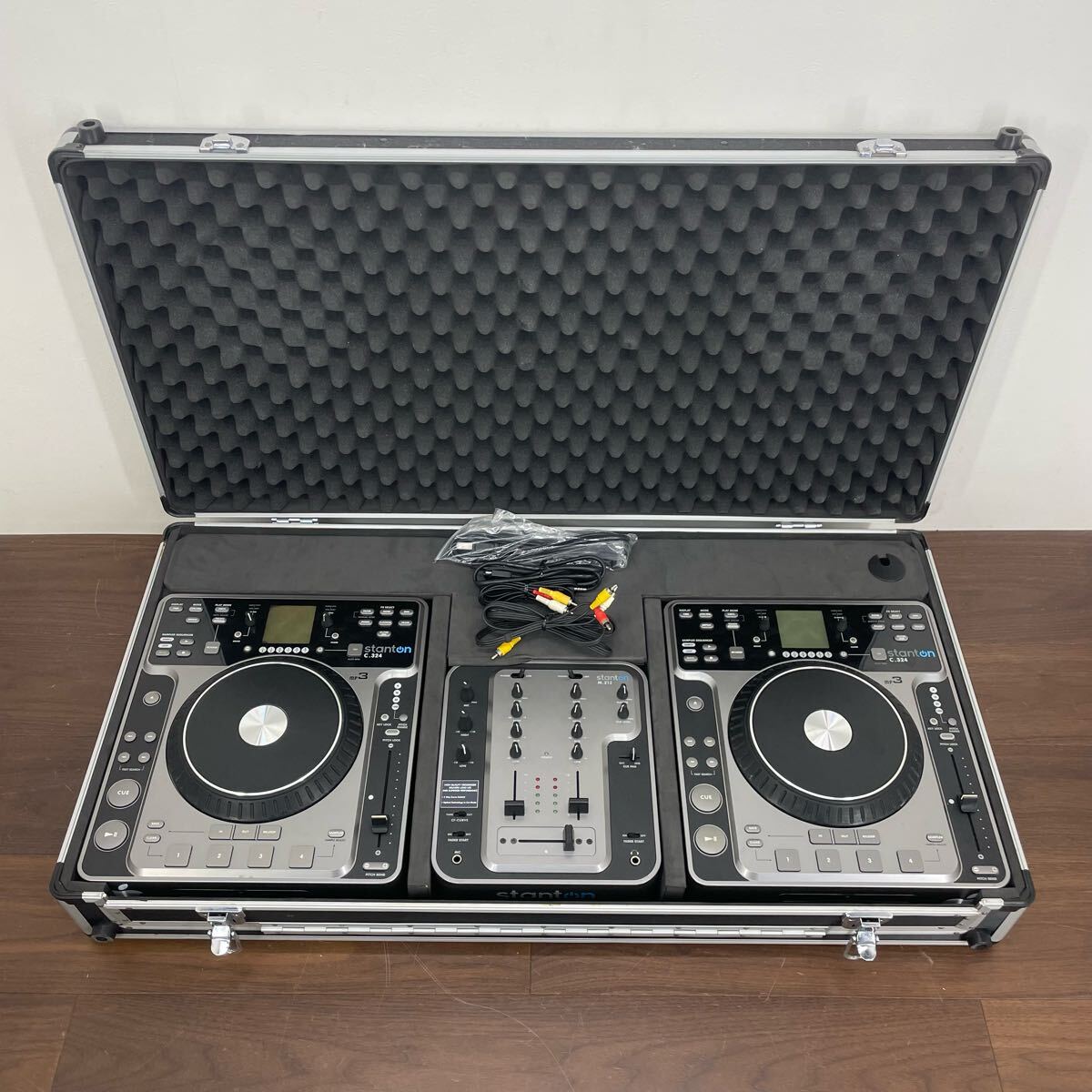 ECK42 KORG コルグ Stanton スタントン C.324 M.212 CDJプレイヤー DJミキサー DJ機器 ハードケース付属 ...