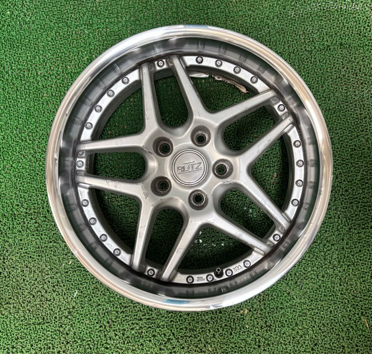 BLITZ BRW03ブリッツ Techno Speed Z1 17インチ 9J 5穴 PCD114.3/5H/OFF+38/ハブ径約73mm ...