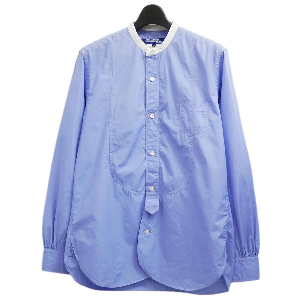 JUNYA WATANABE MAN COMME des GARCONS 2016ss コットン バンドカラー シャツ 16ss ジュンヤワタナベ マン 切替 ノーカラー /【Buyee ...