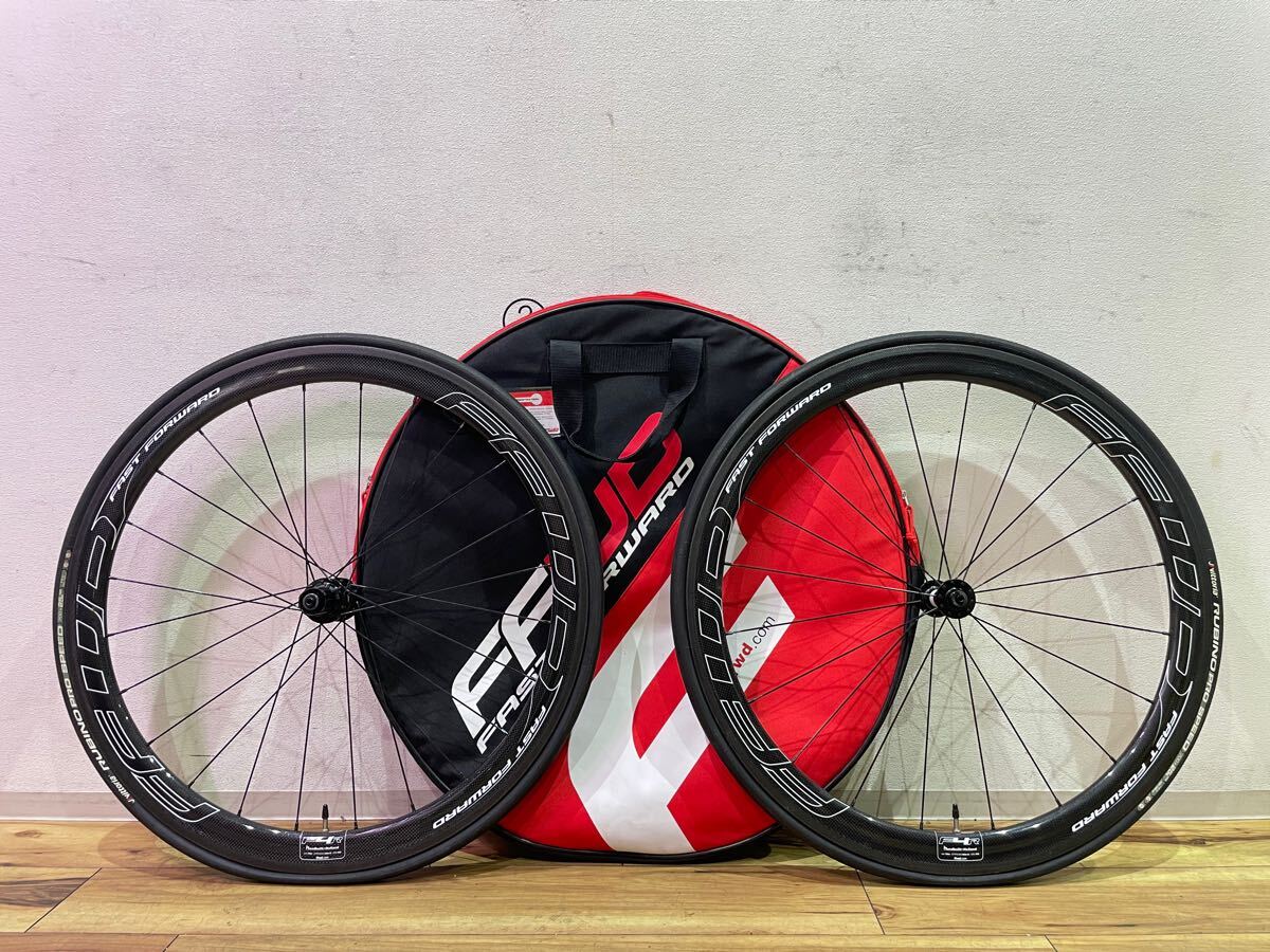USED FAST FORWARD ファストフォワード FFWD F4R カーボン ホイールセット クリンチャー シマノフリー 11s ロード ...