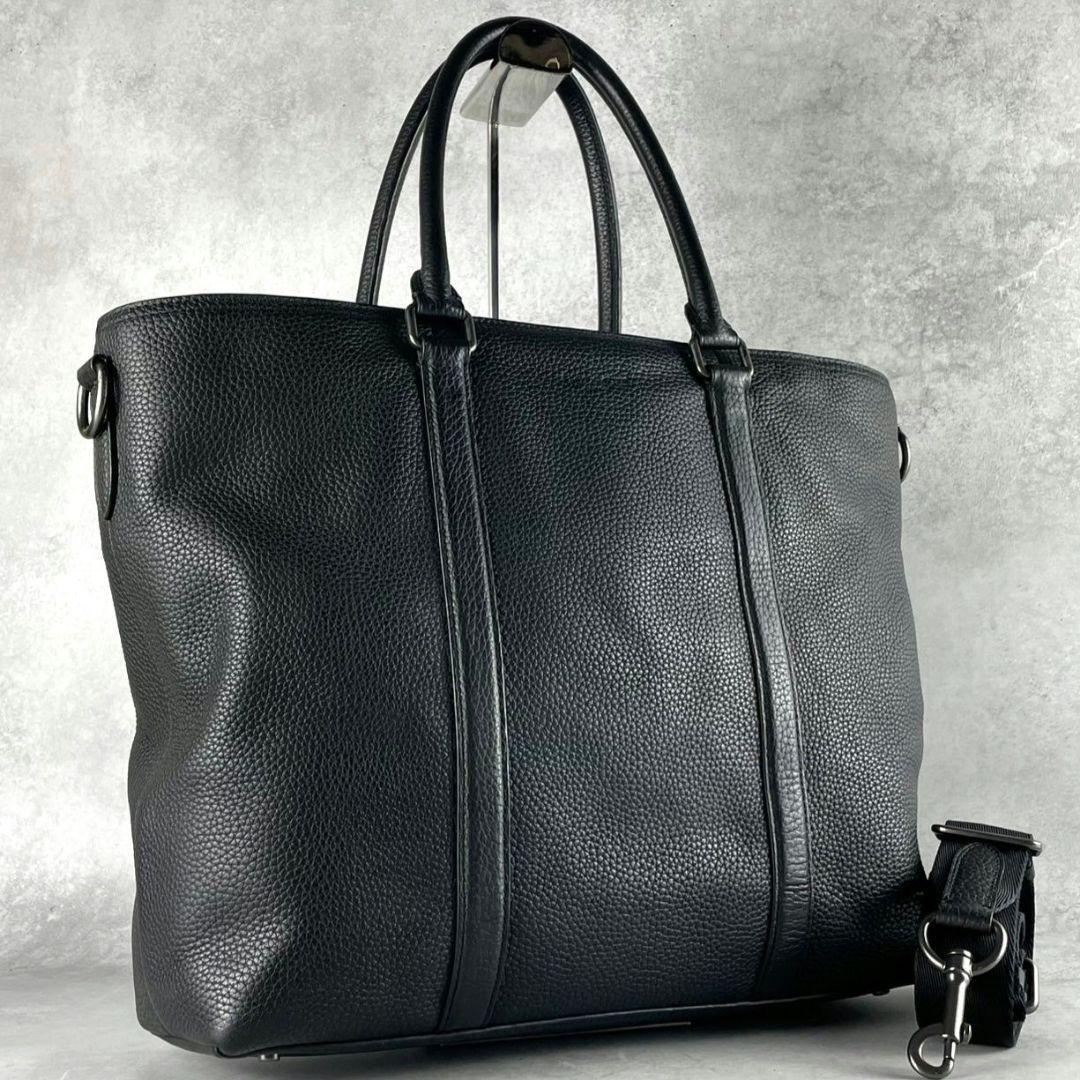 極美品 COACH コーチ 2way メトロポリタン トートバッグ ビジネスバッグ A4可 レザー 本革 ショルダー 肩掛け ロゴ メンズ ブラック 黒 /【Buyee】 Buyee ...