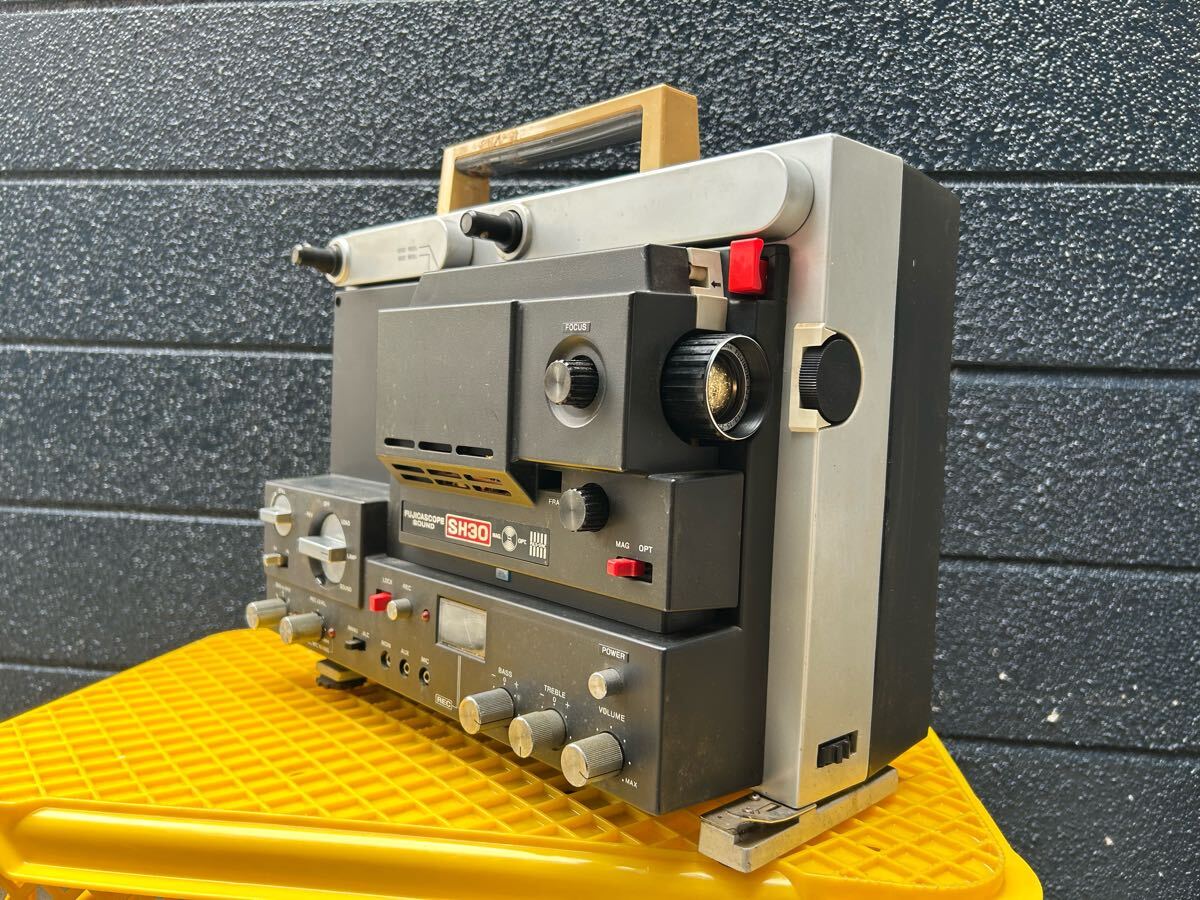 【自宅保管品】FUJICA/フジカ/8mm映写機/FUJICASCOPE SOUUND/SH30/サウンド8ミリ映写機/フジカスコープサウンド/SH30/FUJIFILM/現状品 ...