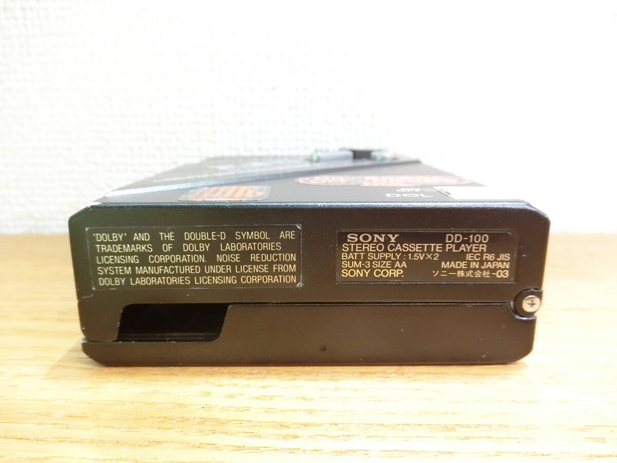 SONY ソニー DD100 武道館 カセットウォークマン本体 BUDOKAN/WALKMAN ジャンク BOODO KHAN DD-100 ...