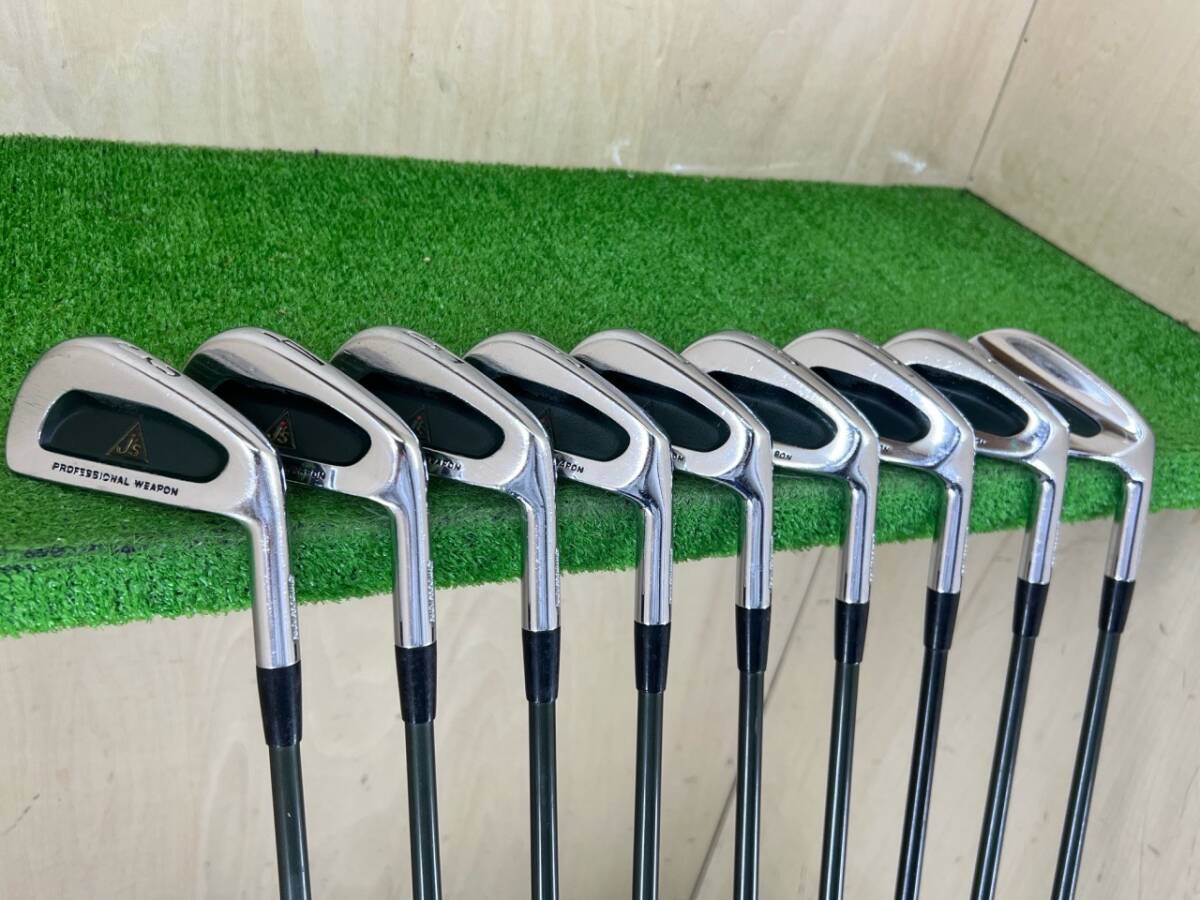 【名器】BRIDGESTONE J's PROFESSIONAL WEAPON 3番～9番/PW/SW HTM-40 フレックスR 9本セット ブリヂストン ジャンボ尾崎 /【Buyee ...