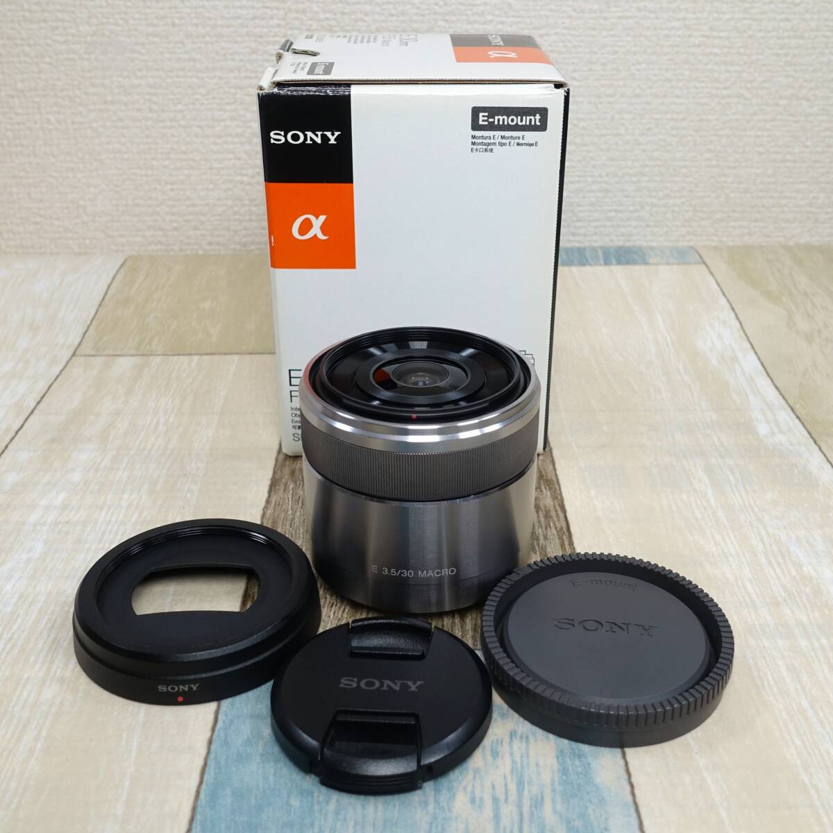 即決！SONY ソニー E 30mm F3.5 Macro SEL30M35 単焦点マクロレンズ★元箱あり★送料無料★Yahoo!フリマ購入可 ...