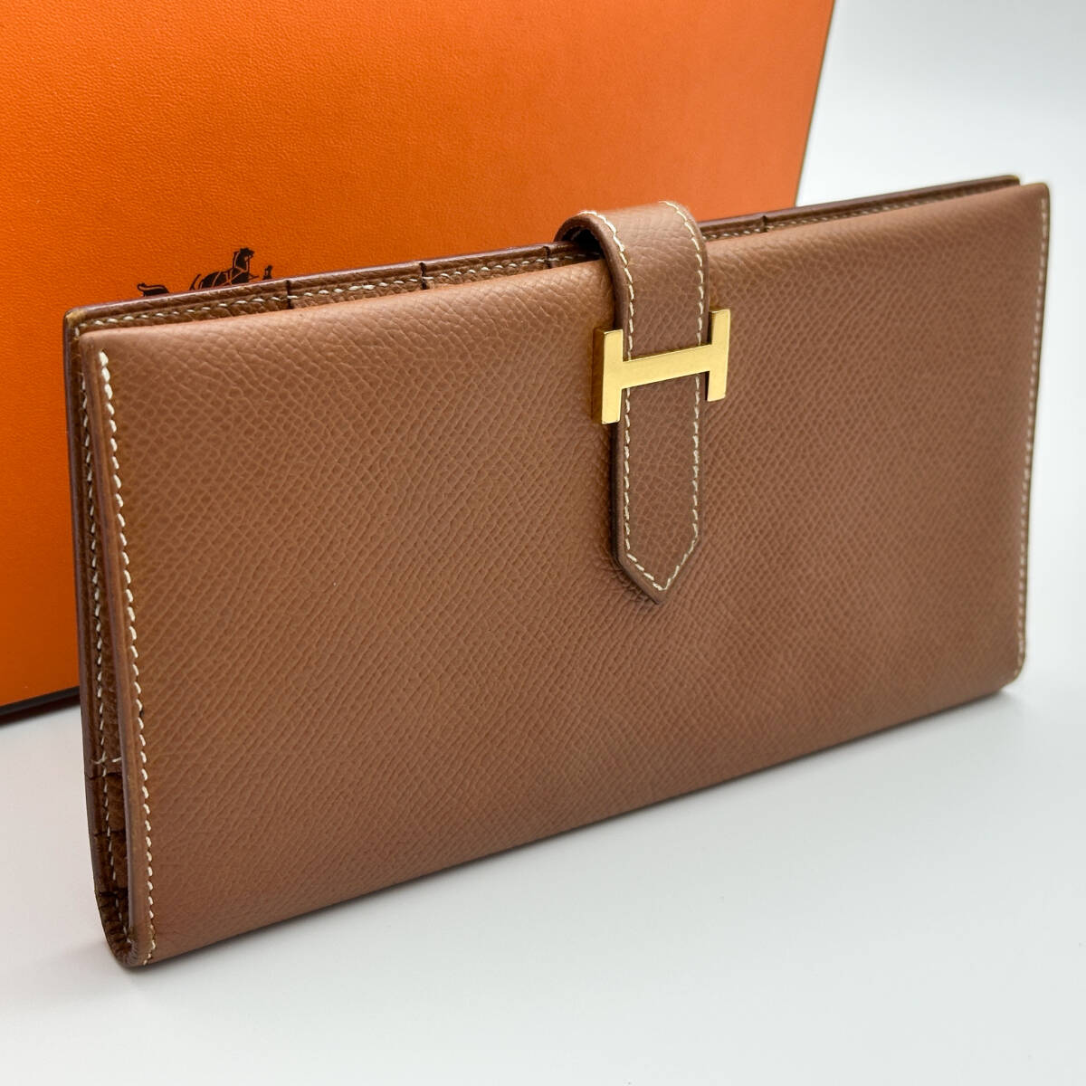 HERMES エルメス べアンクラシック ブラウン Y刻印 長財布 /【Buyee】 Buyee - Japanese Proxy Service | Buy from Japan!