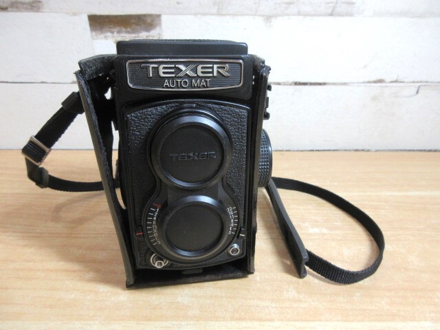 2A3-2「テクサ TEXER AUTO MAT 二眼レフ 動作未確認」F2.8/75㎜ F3.5/75㎜ 現状品 二眼カメラ フィルムカメラ ...