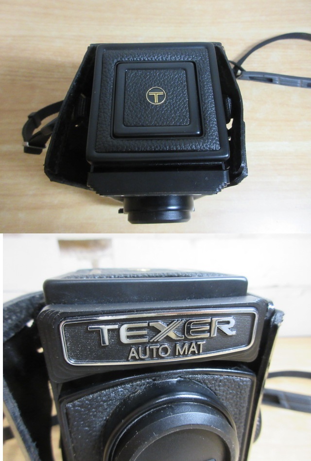 2A3-2「テクサ TEXER AUTO MAT 二眼レフ 動作未確認」F2.8/75㎜ F3.5/75㎜ 現状品 二眼カメラ フィルムカメラ ...
