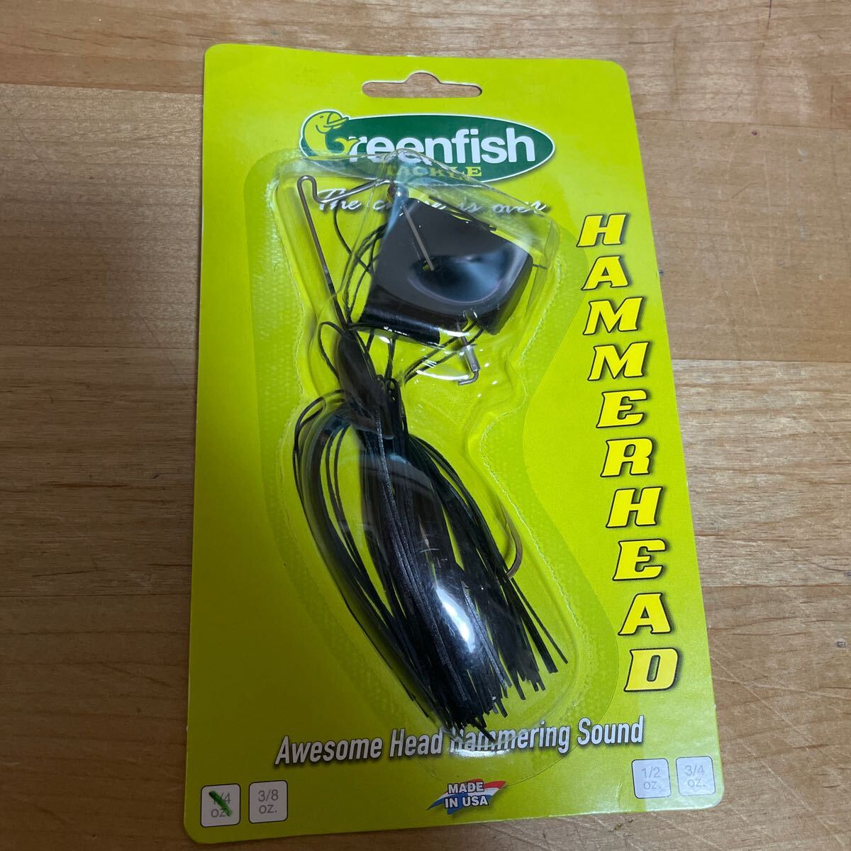 グリーンフィッシュタックル ハンマーヘッド バズベイト 1/4oz HAMMERHEAD Greenfish TACKLE 検索 / ゲーリー ...